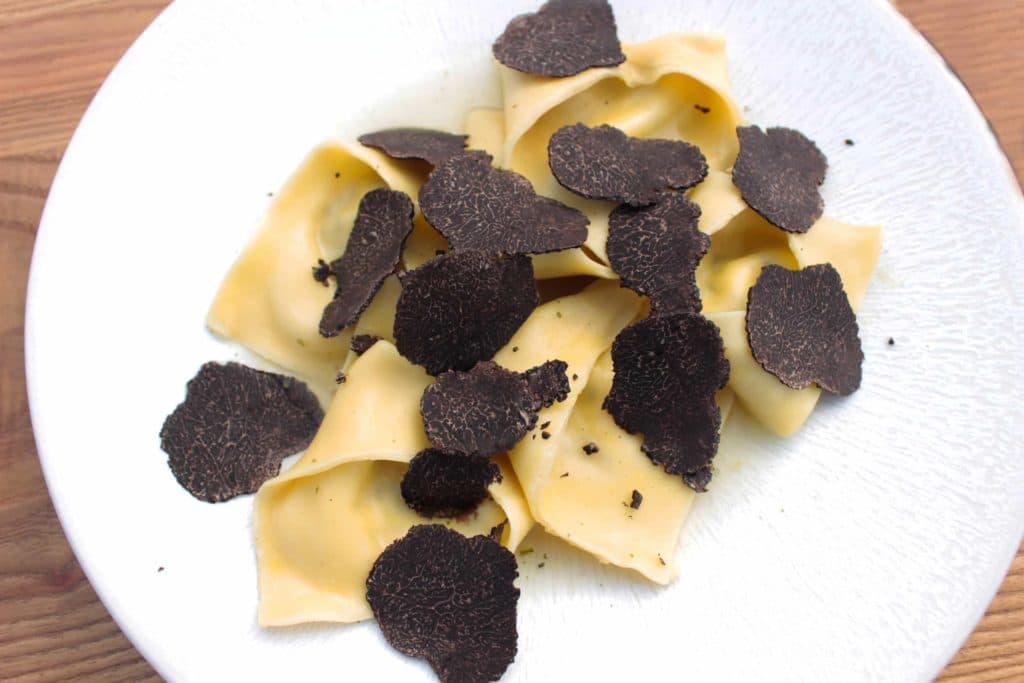 Laughing Cow Cheese and Black Truffle Ravioli - Magazine Plantin