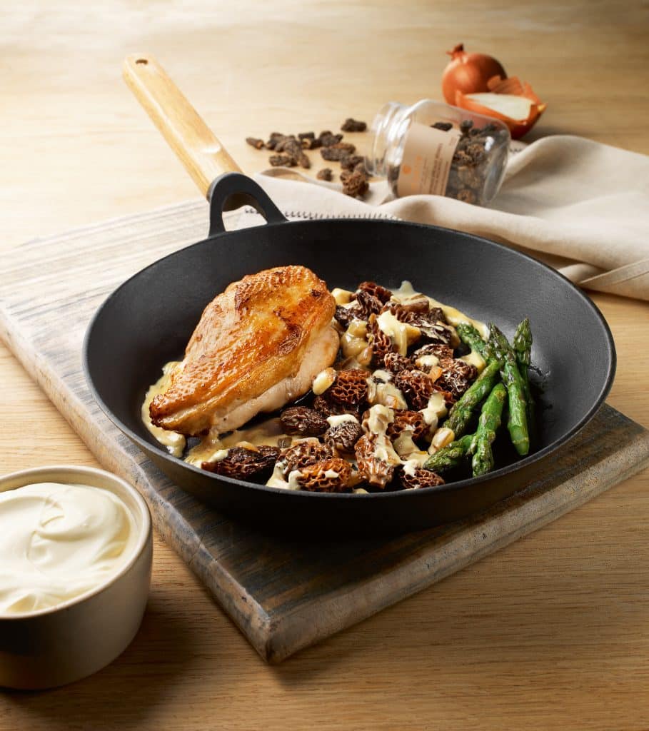 Suprême de volaille sauce aux morilles - Magazine Plantin