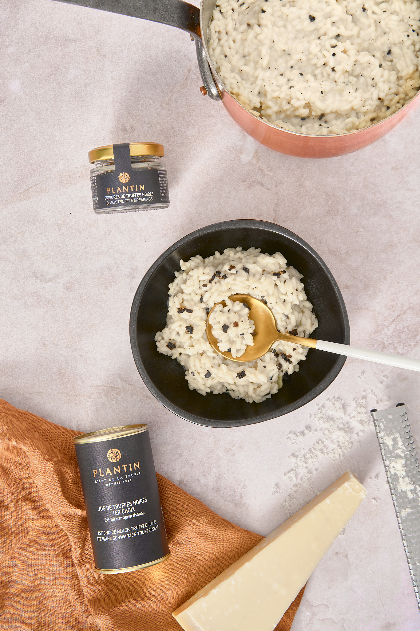 Risotto au jus de truffes noires - Magazine Plantin