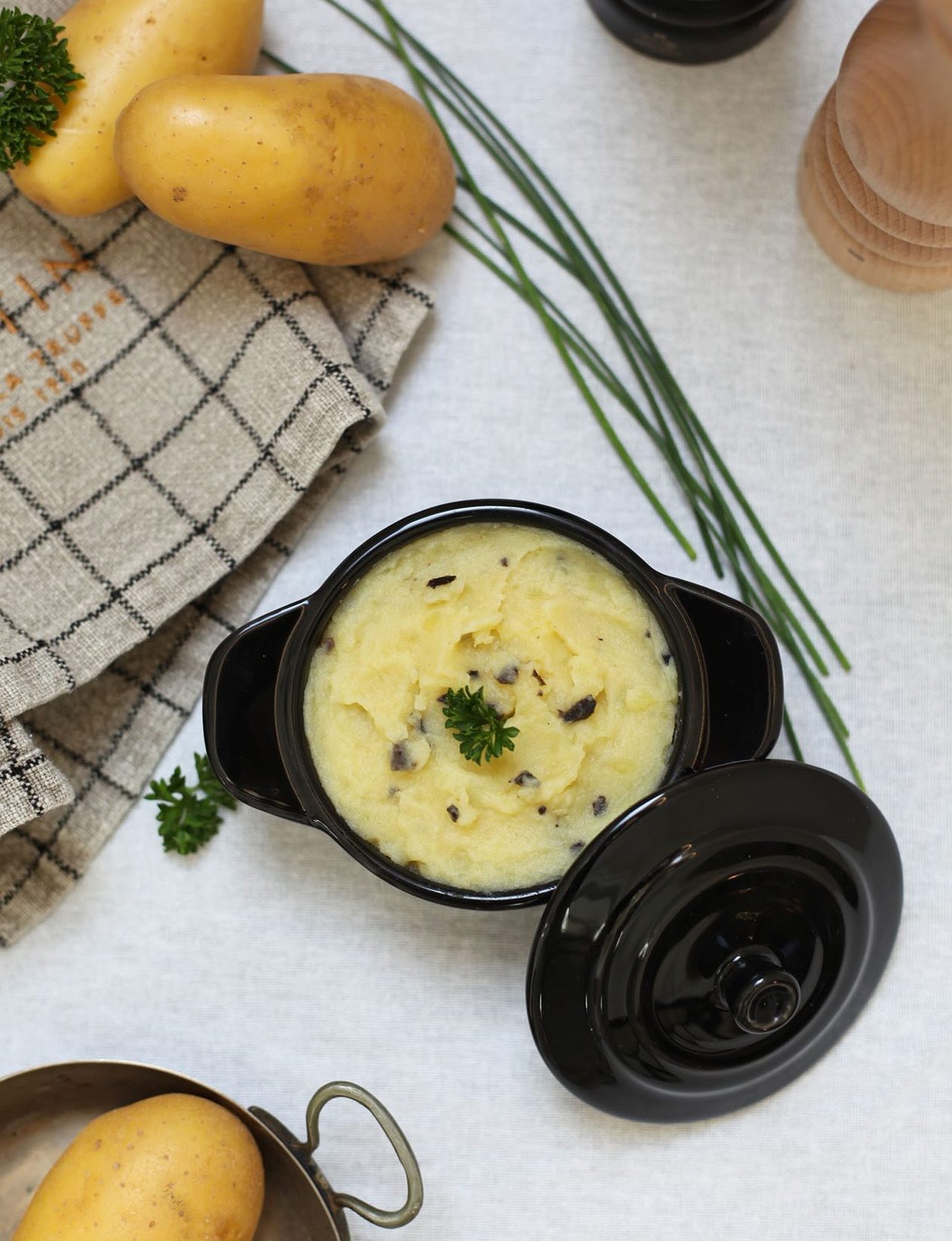 Ecrasé de pomme de terre à la truffe noire - Magazine Plantin