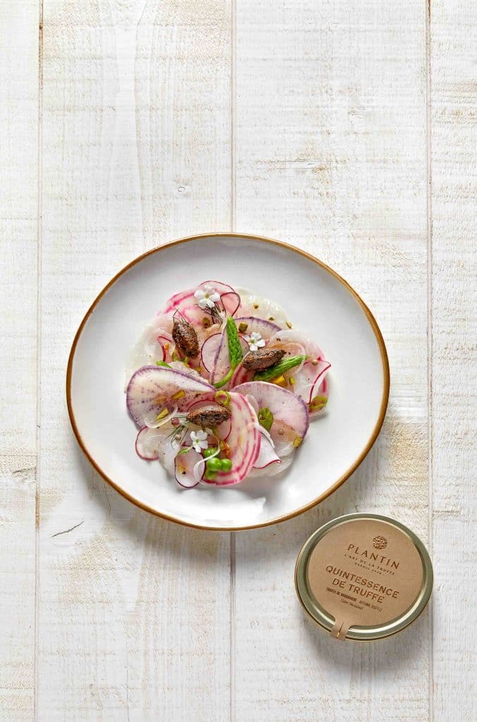 Ceviche de Daurade à la Quintessence de truffe - Magazine Plantin
