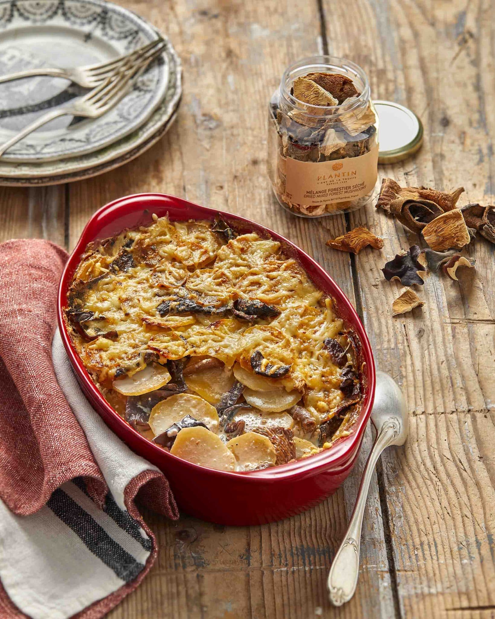 Gratin Dauphinois forestier - Magazine Plantin